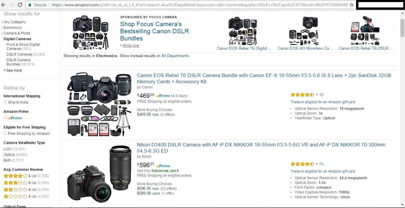 The Best 7 Sites to Buy DSLR Camera, Lenses and Accessories Online