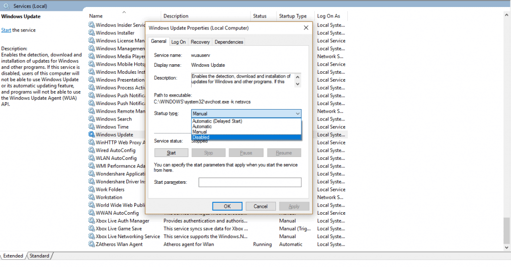 How to Disable or Turn Off Automatic Updates in Windows 10
