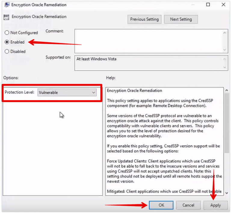 2 Ways to Fix CredSSP Encryption Oracle Remediation Error in Windows 10