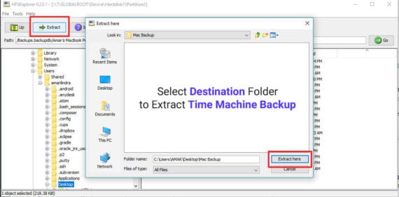 How to Access and Restore Time Machine Backup Files on Windows