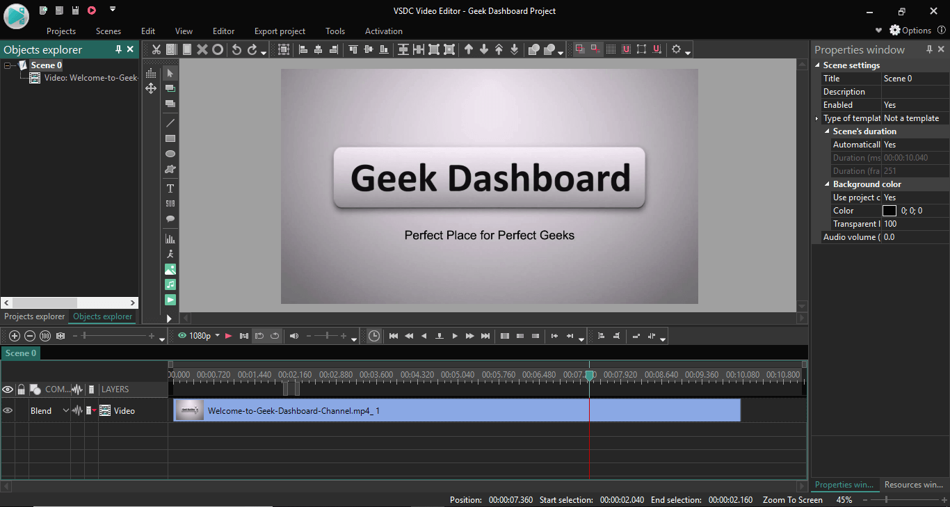 VSDC Video Editor - Advanced Tool for Both Beginners and Professionals