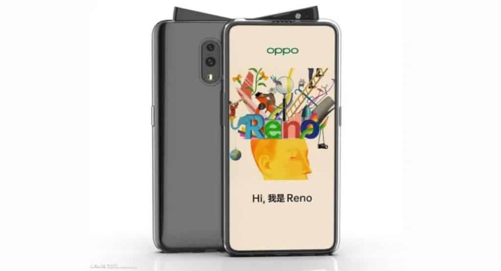 Oppo's Reno Seen with a Bizarre-Looking Slanted Pop-Up Selfie Camera