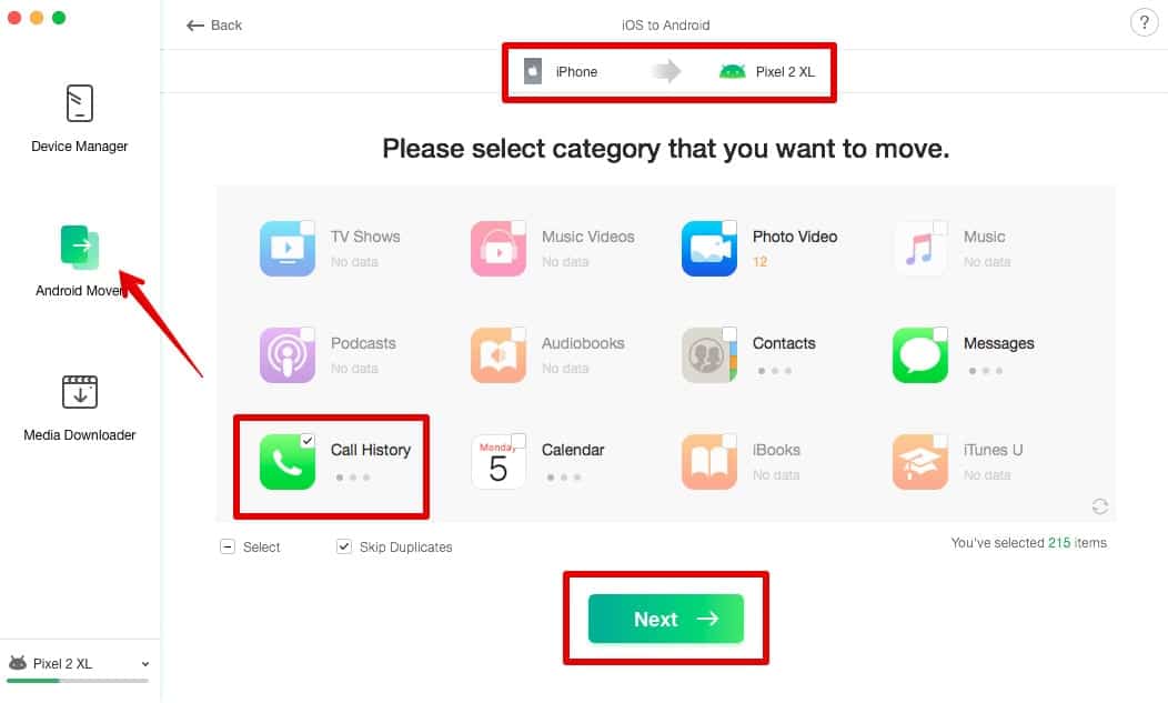 How to Transfer Call Logs from your iPhone to Android