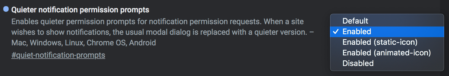 Chrome 80 Adds Quieter UI to Automatically Block Notification Requests
