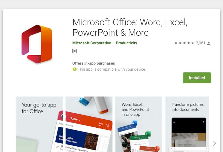 Microsoft Launches New All-In-One Microsoft Office App for Android