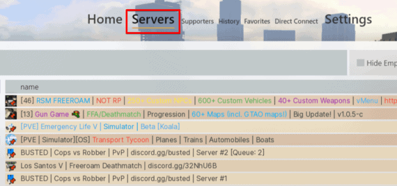How to Join Custom Servers in GTA 5