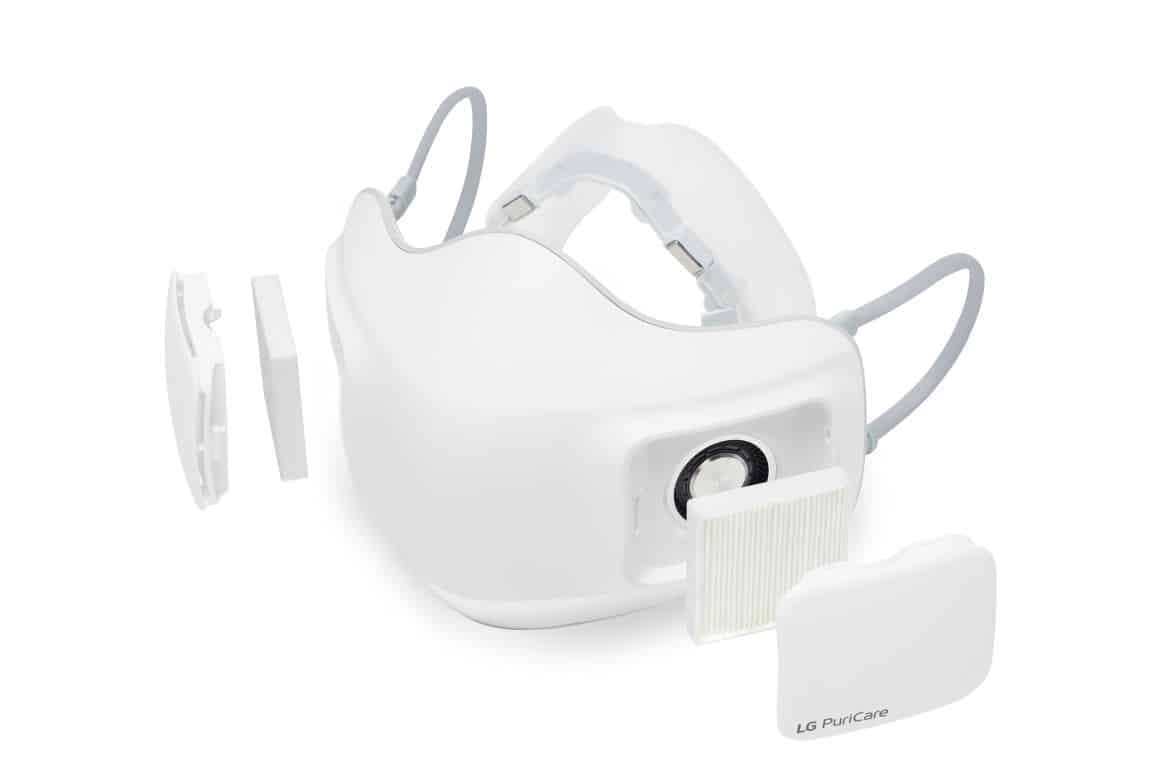 LG Unveils PuriCare Wearable Air Purifier Face Mask With Dual Fans, 8 ...
