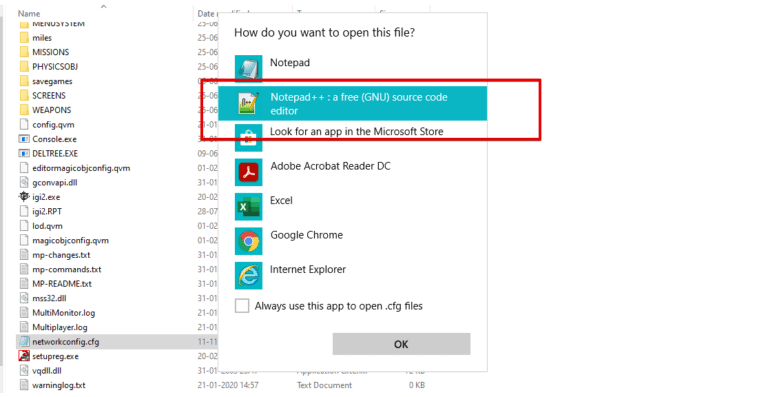 How to Open, Edit and Save .CFG Files in Windows Computer