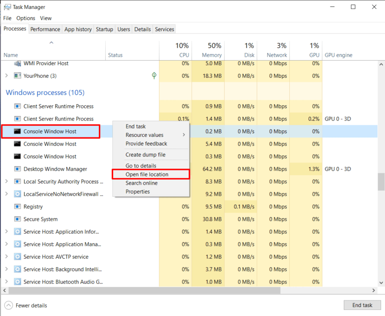 What is conhost.exe (Console Window Host) - Is it a Virus?