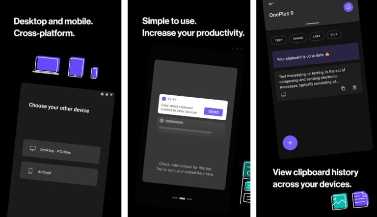 OnePlus Launched Clipt App For Sharing Text and Files Between Android ...