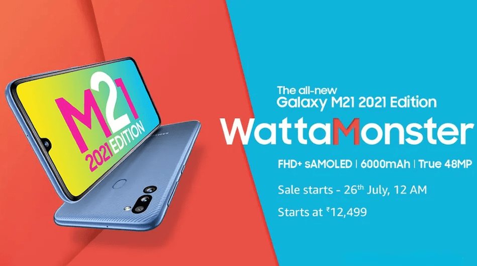 Samsung Galaxy M21 2021 Edition Launched at Rs. 12,499 in India