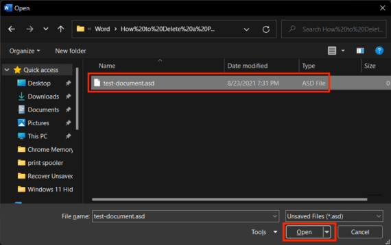 How to Recover Unsaved Word Document on Windows PC or Laptop