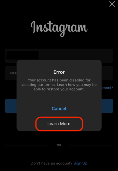 How to Appeal to Reactivate Disabled Instagram Account