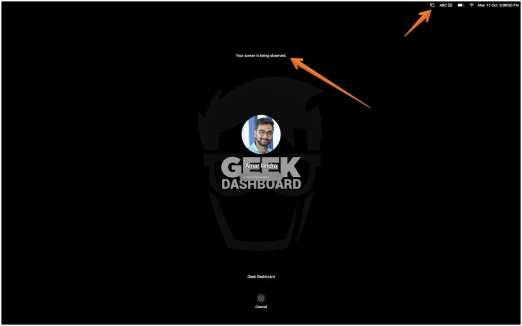 Your Screen is Being Observed - What Does it Mean and How to Fix it on Mac