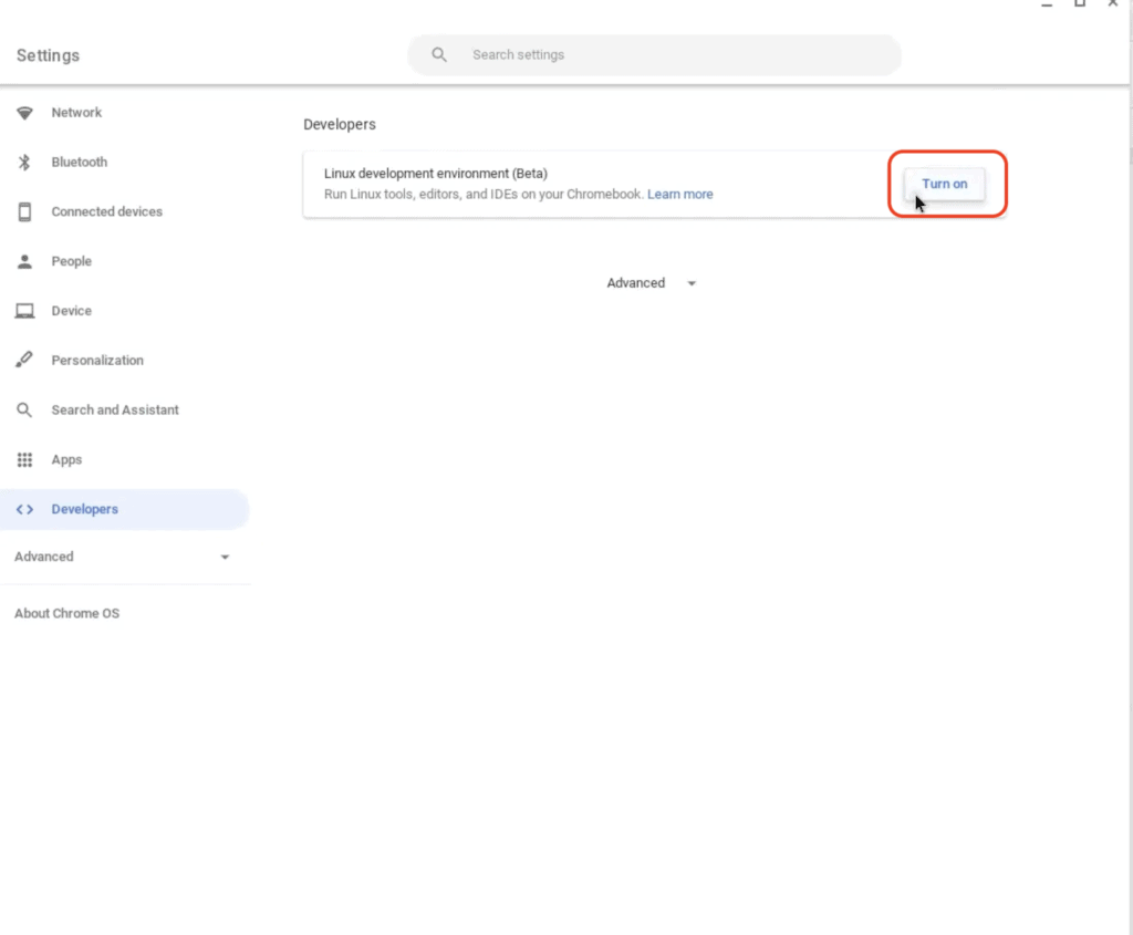 How To Enable Linux On Chromebook