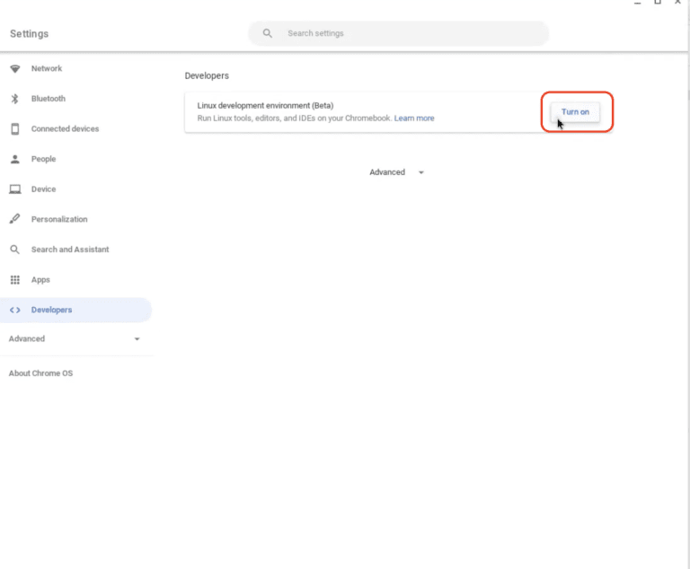 How to Enable Linux on Chromebook