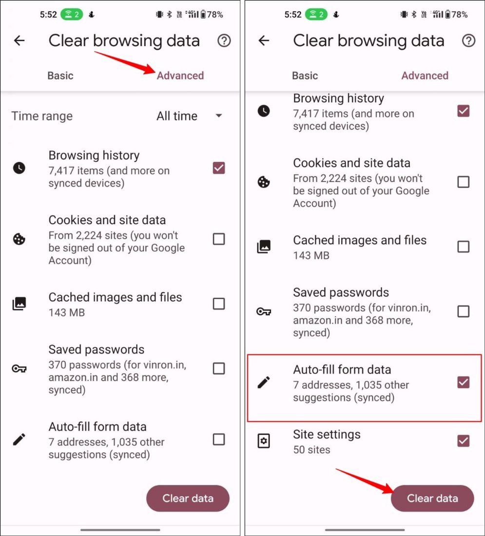 How to Manage and Clear Google Chrome Autofill History