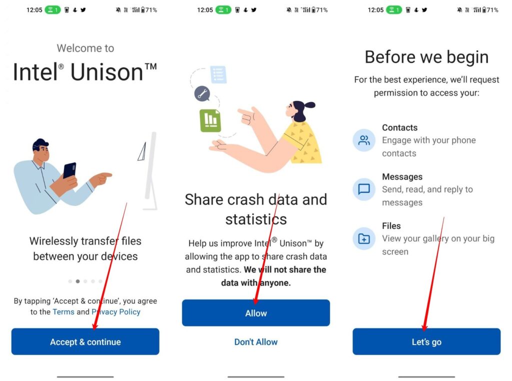 How to Setup Intel Unison App on Windows, Android and iPhone