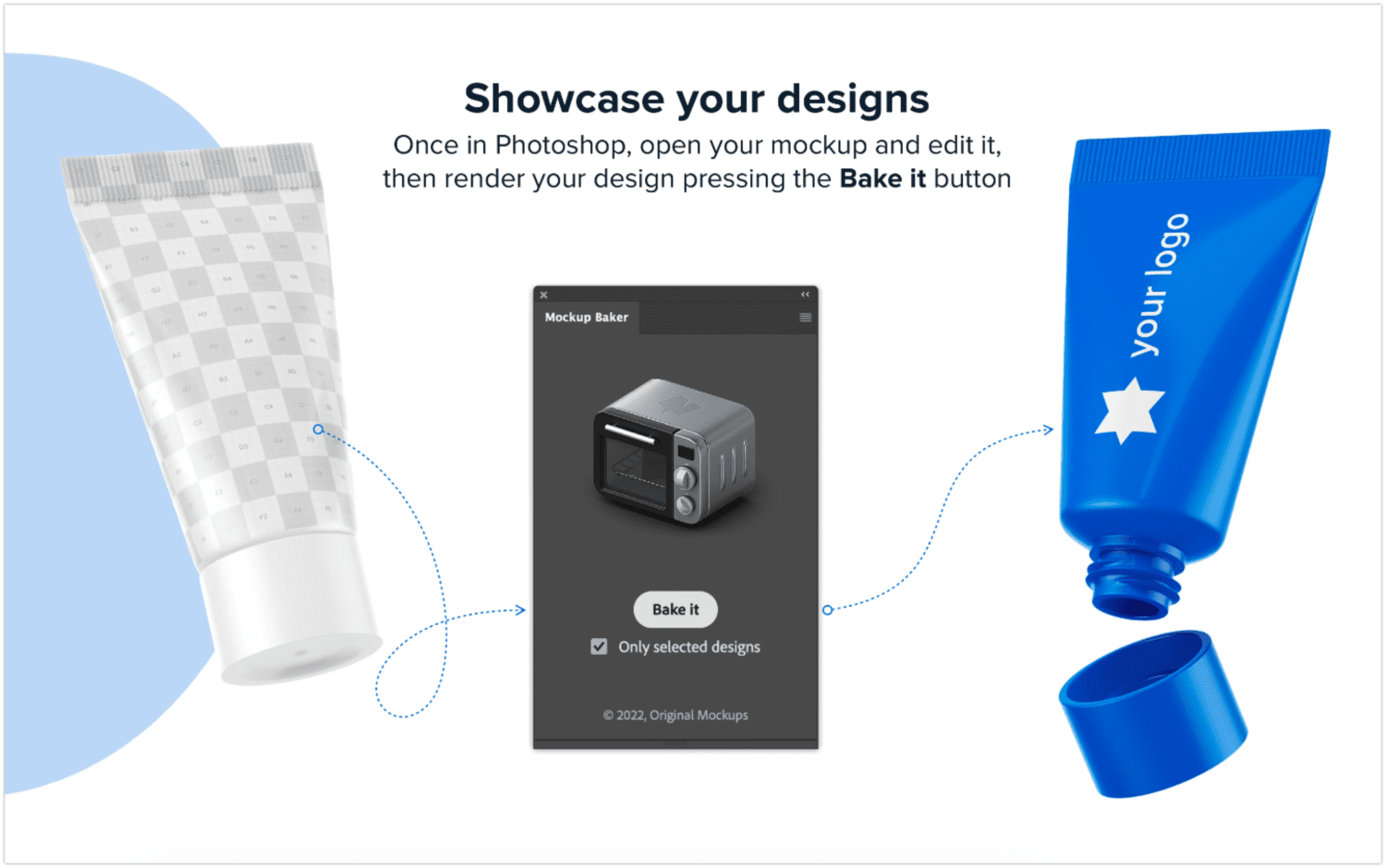 Mockup Baker Create Realistic 3D Mockups Effortlessly In Adobe Photoshop