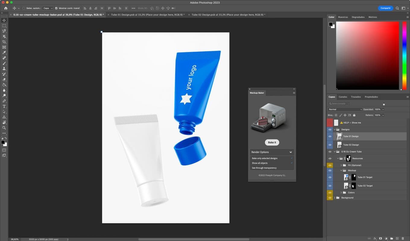 Mockup Baker: Create Realistic 3D Mockups Effortlessly in Adobe Photoshop