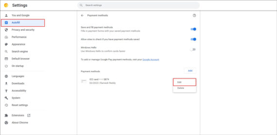 How to Manage and Clear Google Chrome Autofill History