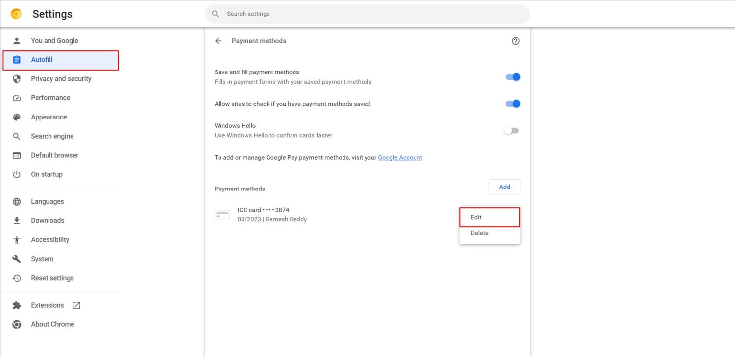 How to Manage and Clear Google Chrome Autofill History