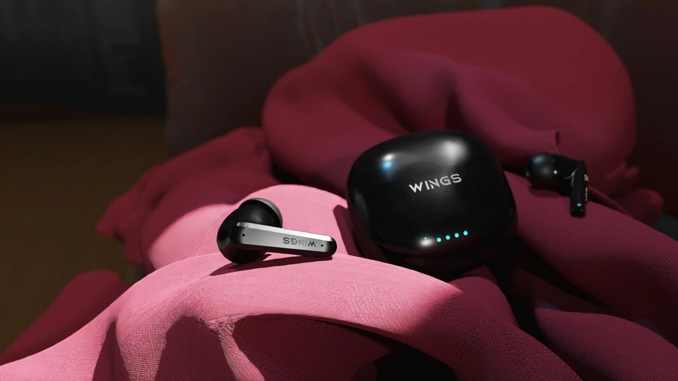 Wings Phantom 380 TWS Earbuds with ANC and 50 Hours of Playtime ...