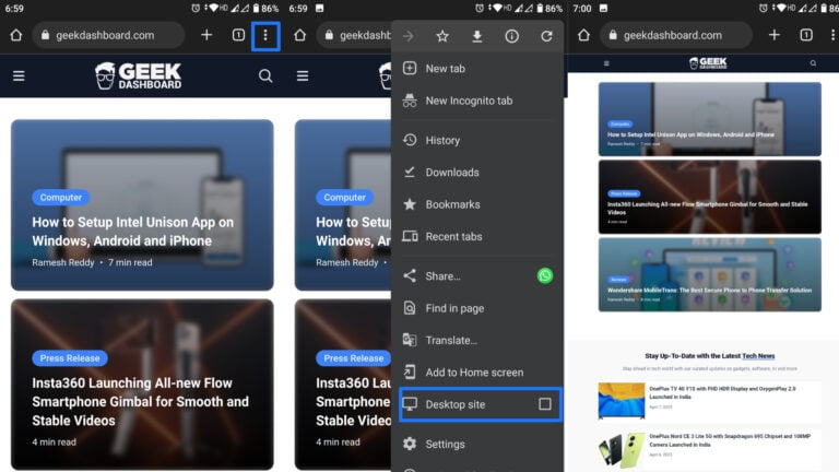 How to View Any Website in Full Desktop Mode on Smartphone