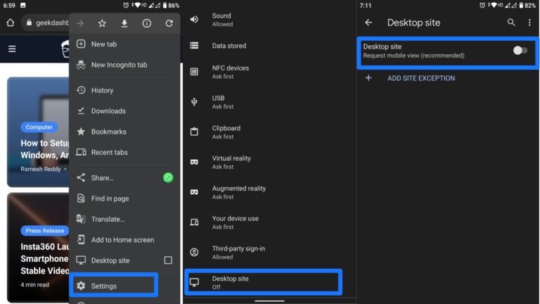 How to View Any Website in Full Desktop Mode on Smartphone