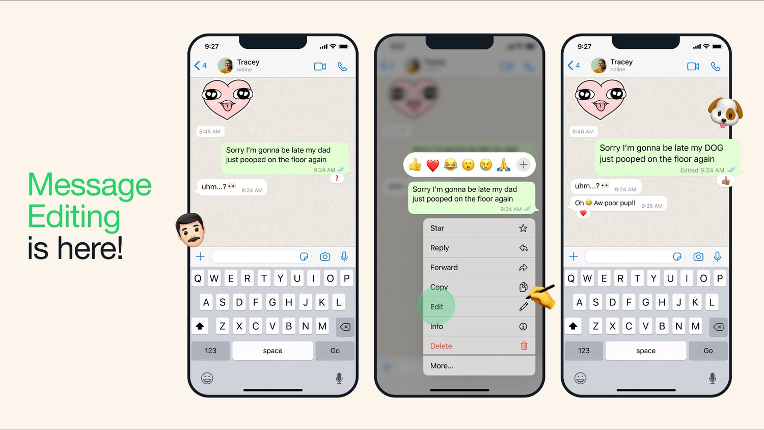 WhatsApp Rolls Out Message Editing Feature: Edit Your Sent Messages ...