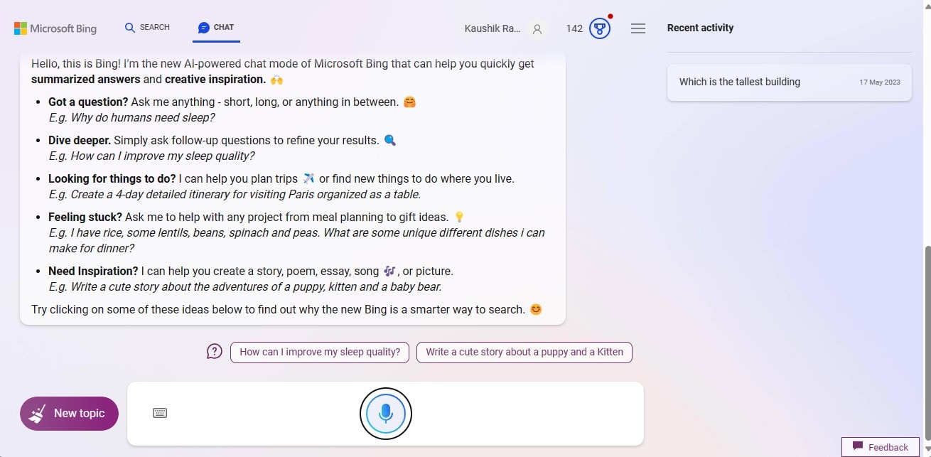 Microsoft Bing Now Comes With Voice Chat Support in Windows PC