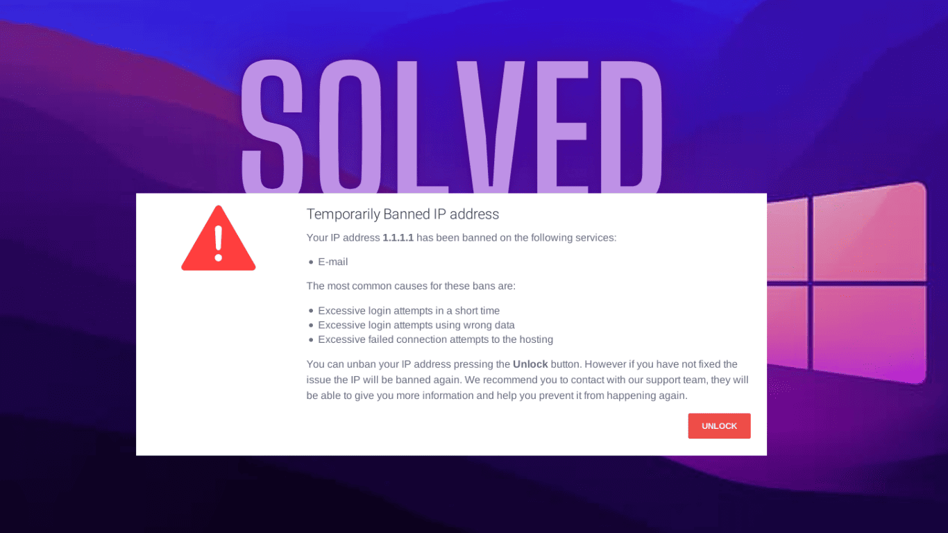 Your IP Has Been Temporarily Blocked - 9 Ways to Fix It