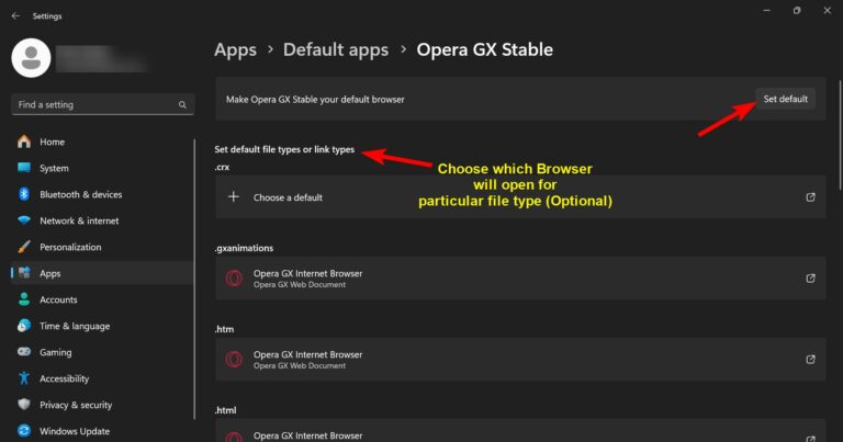 How to Set Opera GX as Default Browser in Windows, Chromebook, Mac, and ...