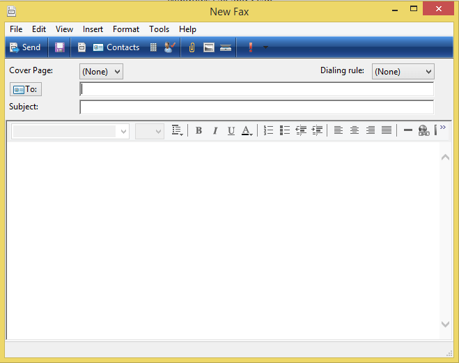 How to send a Fax from PC.