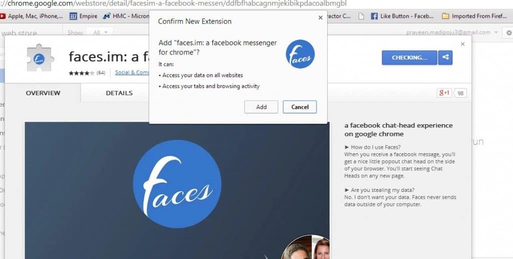 How to get Facebook chat heads in Google Chrome