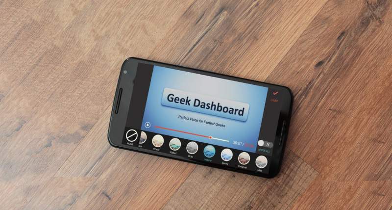 FilmoraGo Video Editing App for Android from Wondershare