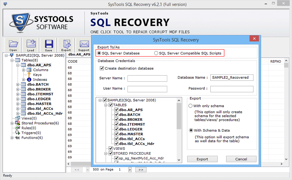 SQL Data Recovery Tool to Recover Corrupt MDF File